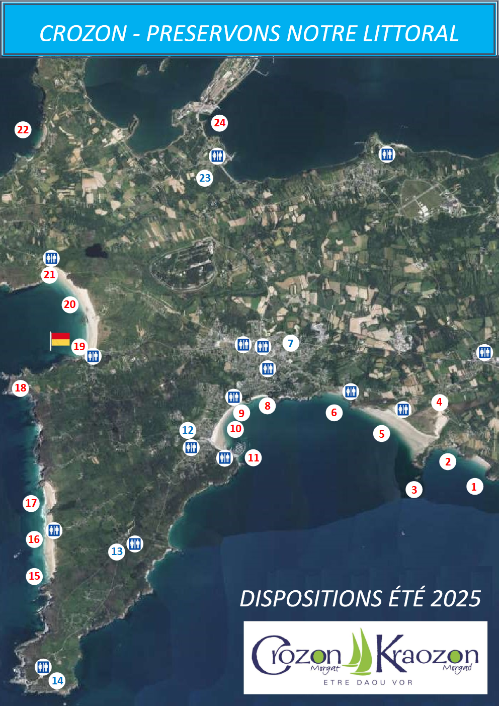 Préservons notre littoral : Dispositif été 2025 – Ville de Crozon